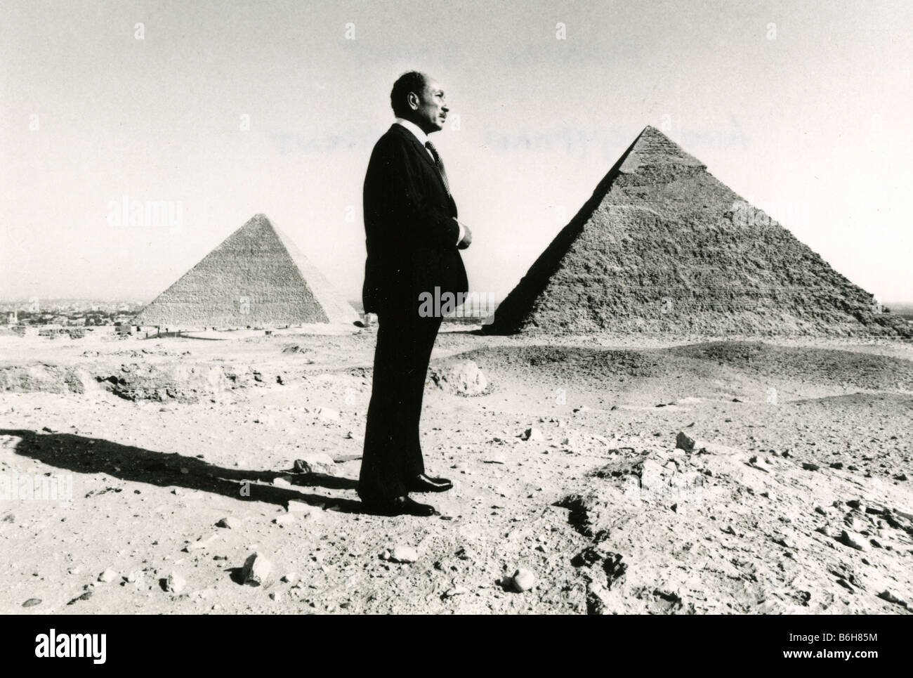 ANWAR SADAT former President of Egypt Stock Photo - Alamy