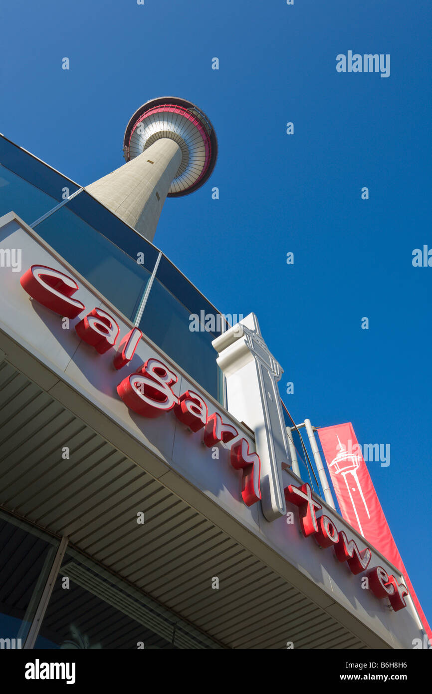 Calgary Tower Alberta Canada Stock Photo - Alamy