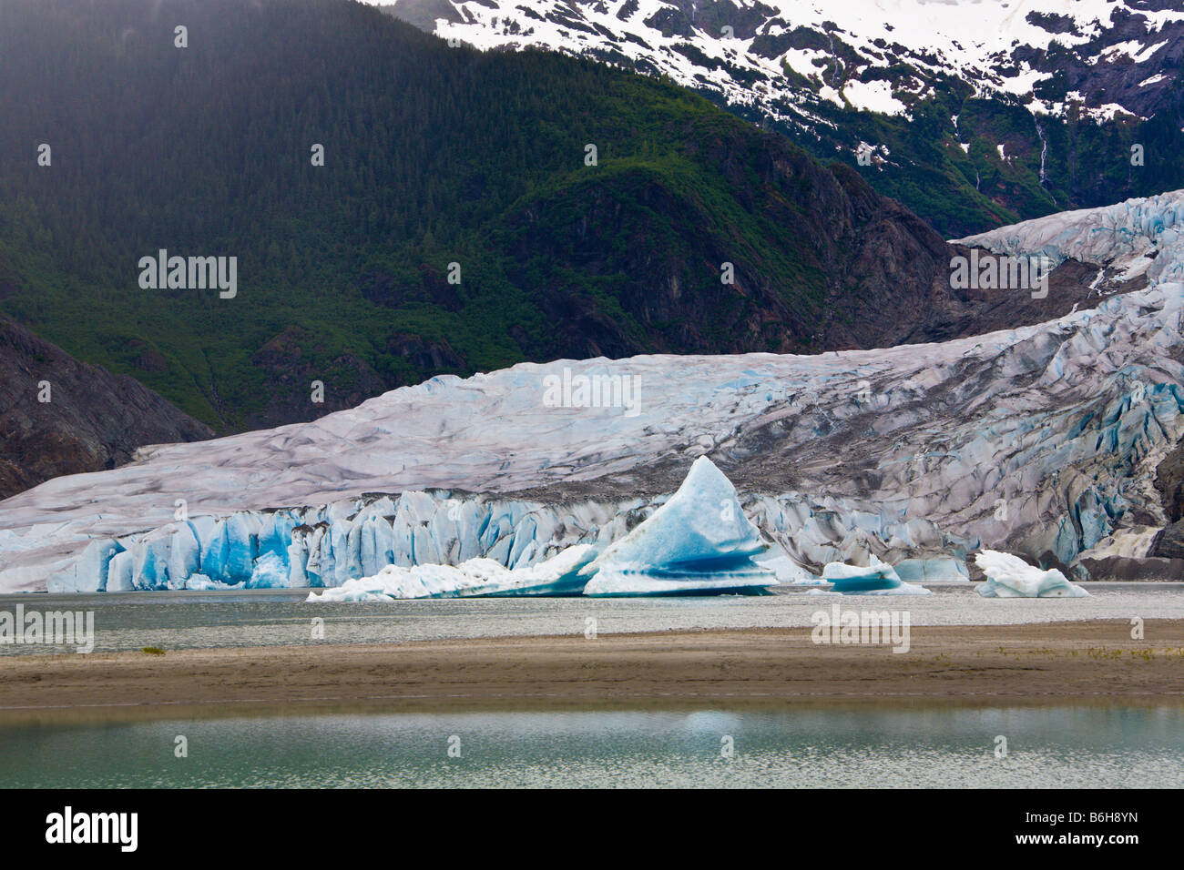 Mendenhall Glacier Juneau Alaska USA Stock Photo - Alamy
