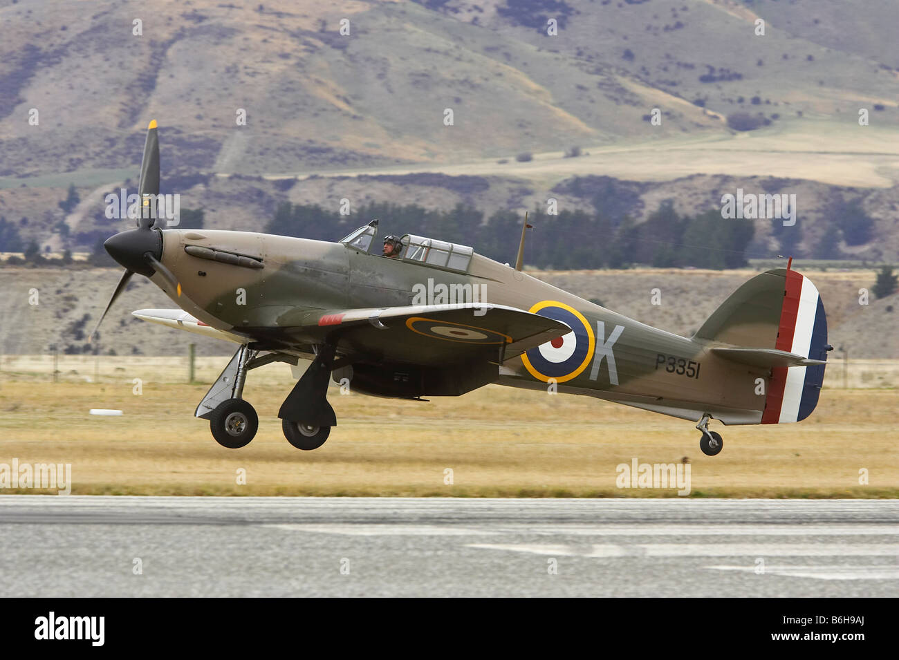 Hawker Hurricane British and allied WWII Fighter Plane Stock Photo - Alamy