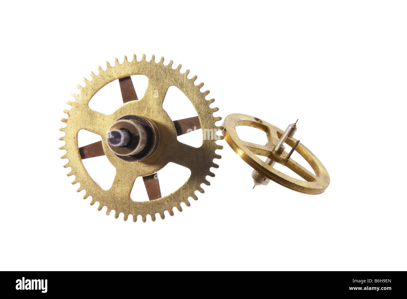Clock parts Cut Out Stock Images & Pictures - Alamy