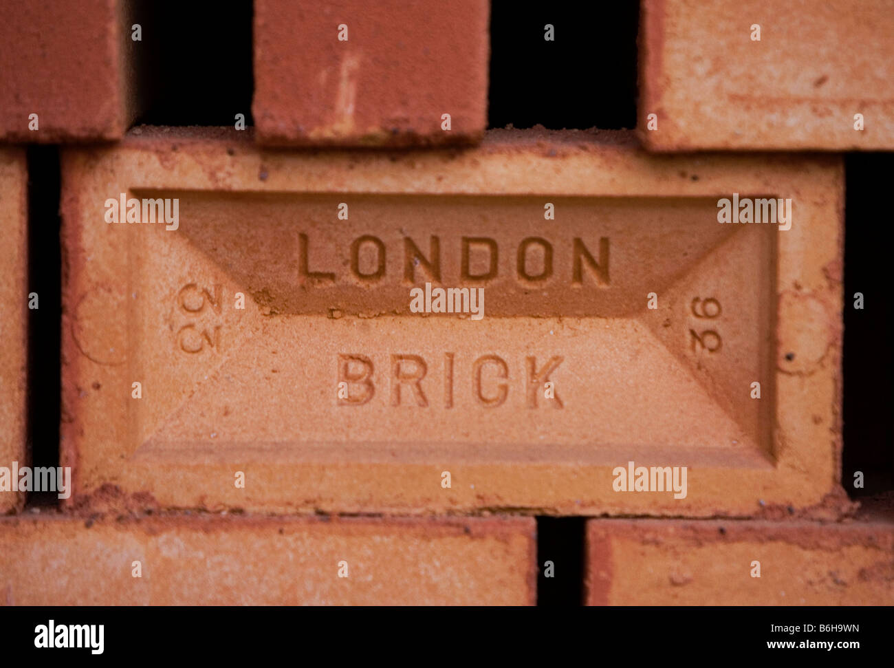 A finished London Brick at the Kings Dyke facility of Hanson Brickworks ...