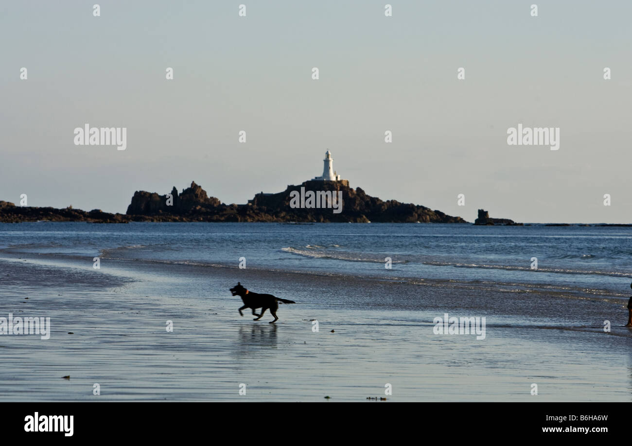 La Corbiere Lighthouse Stock Photo - Alamy