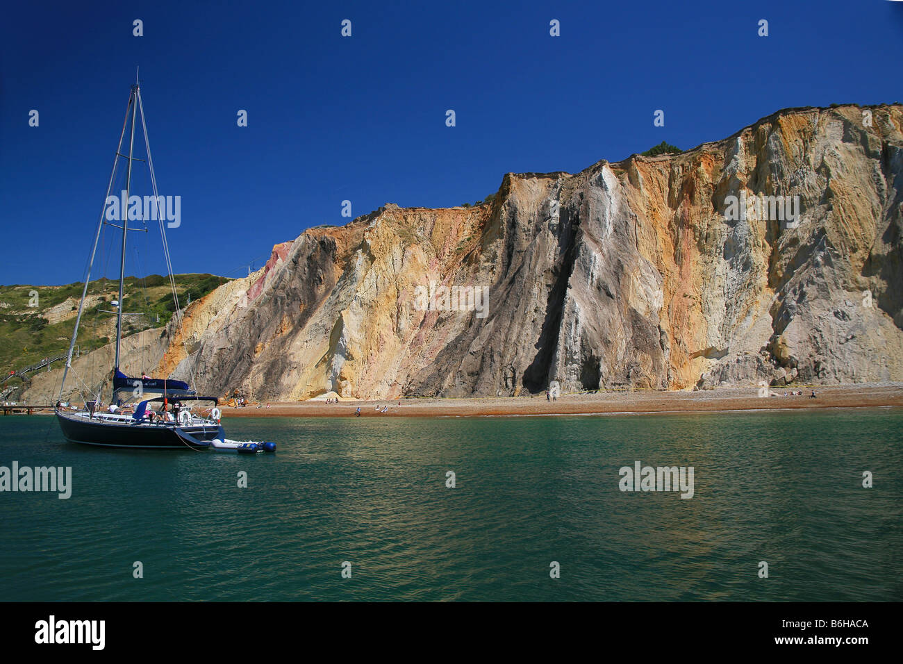 Multi coloured sand cliffs hi-res stock photography and images - Alamy