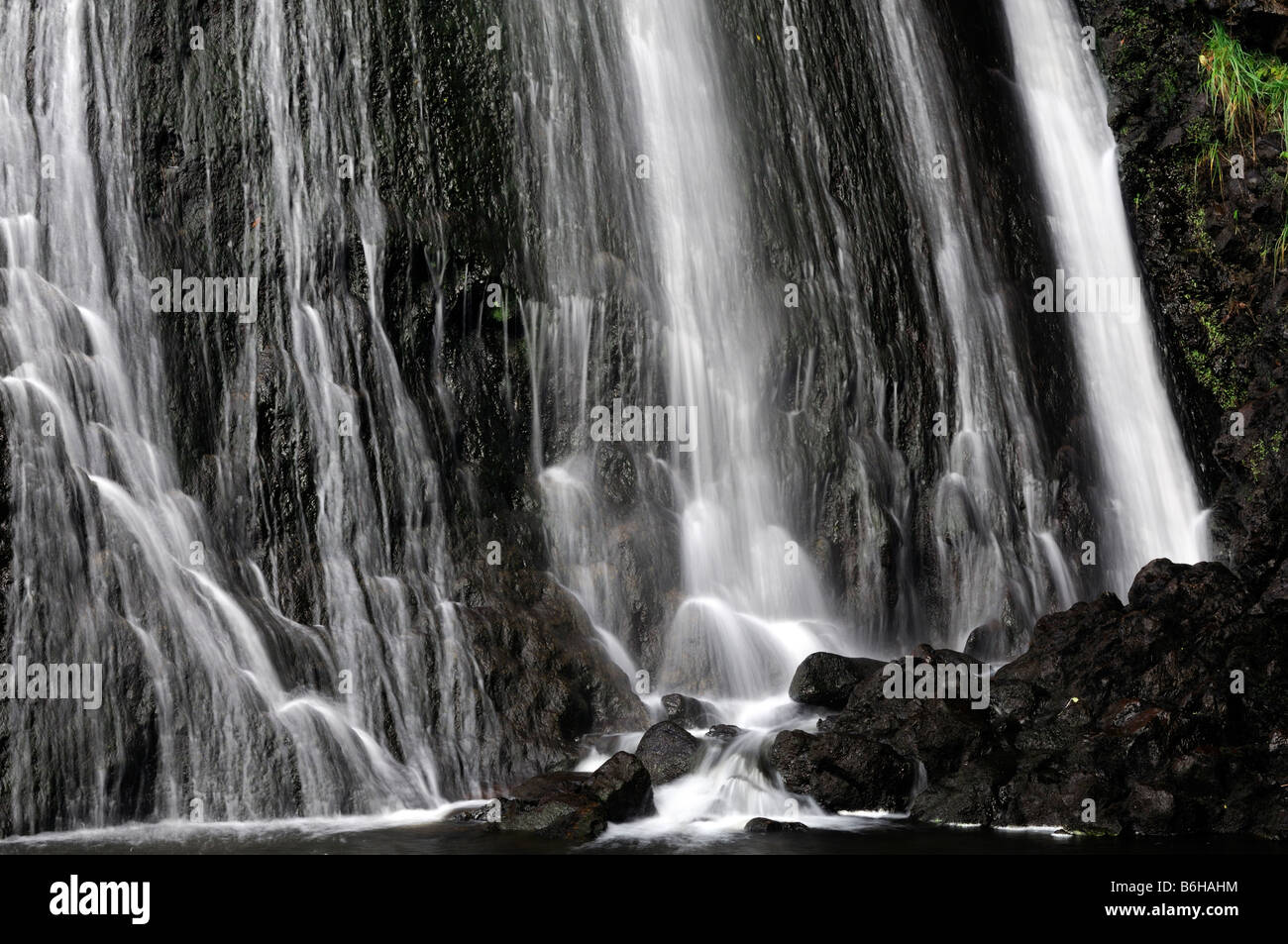 connemara waterfall rapids cascade on a small stream river flowing ...
