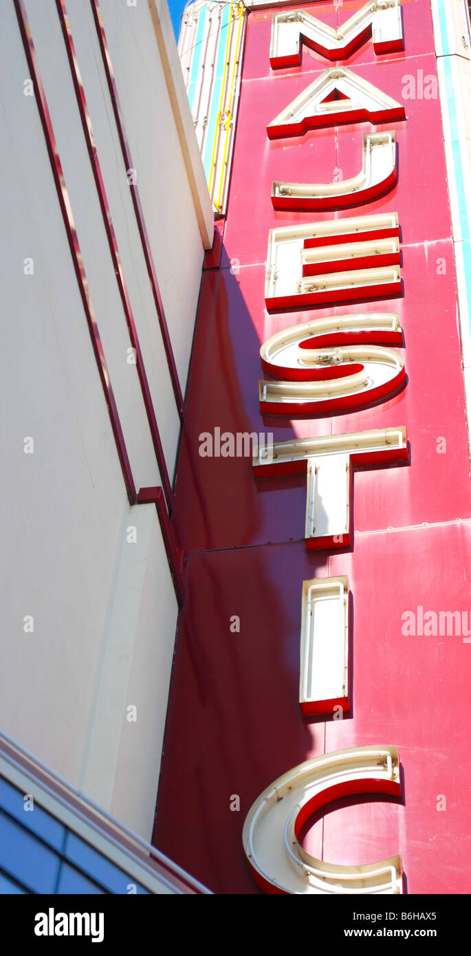 Texas old movie theater hi-res stock photography and images - Alamy