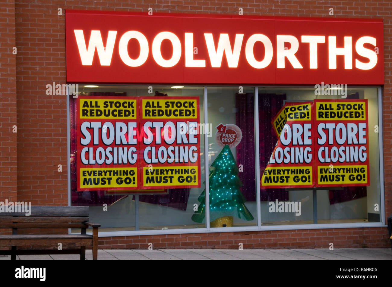 Woolworths shop front Chesterfield Store Derbyshire England UK Stock ...