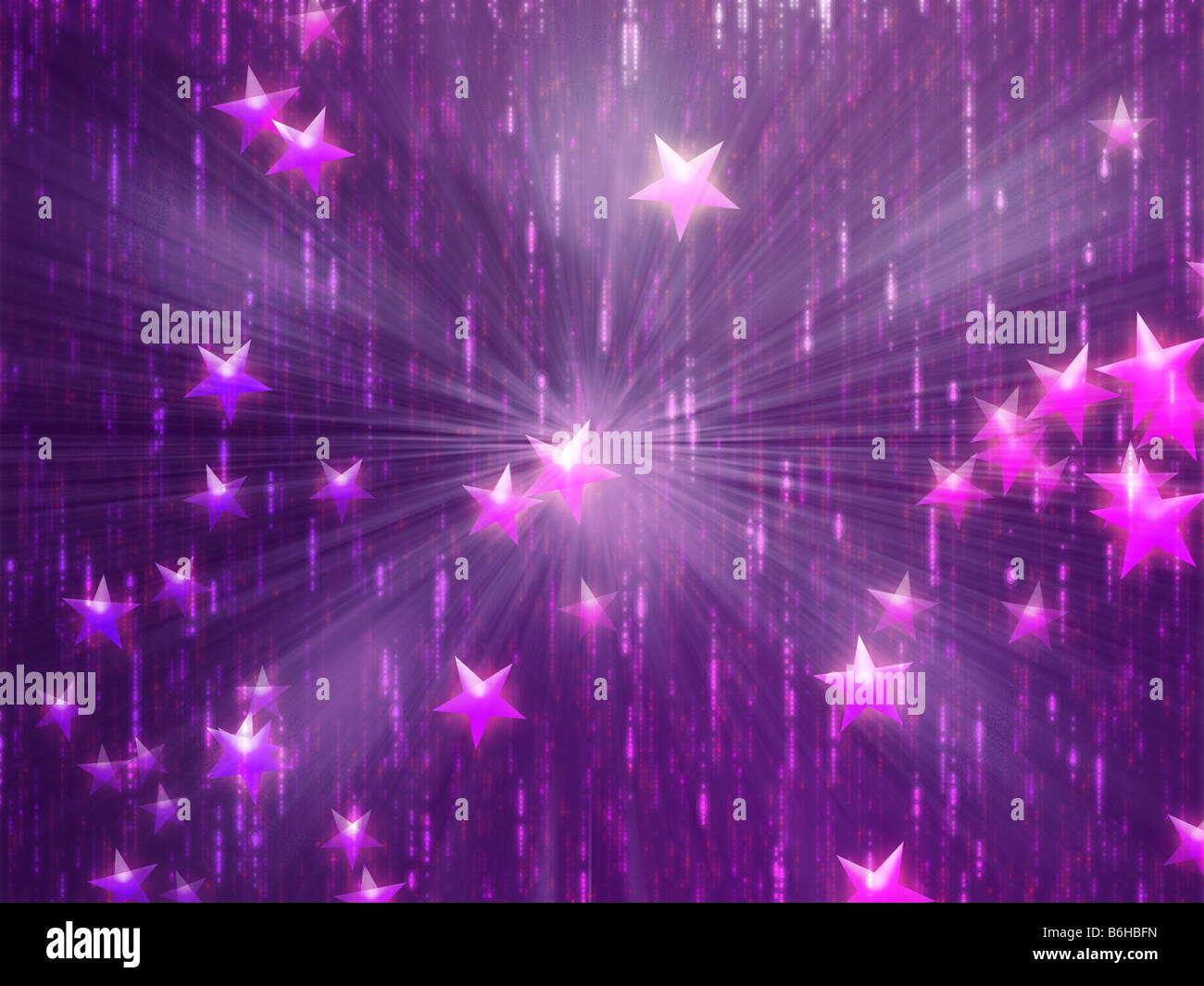 Abstract geometric wallpaper background of floating glowing stars Stock ...