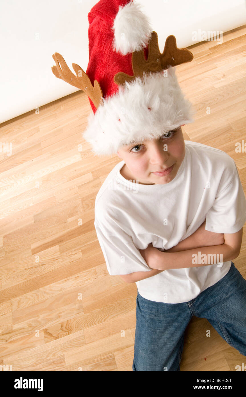 grumpy sad mood moody christmas hat wish wishes santa time child childs ...