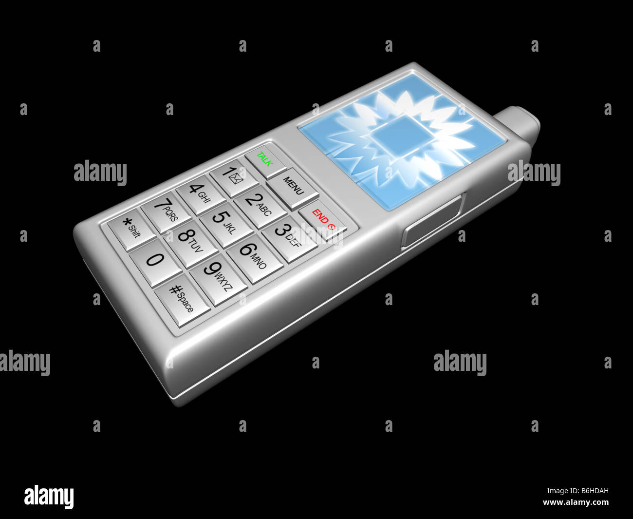 3D Cell phone Stock Photo - Alamy