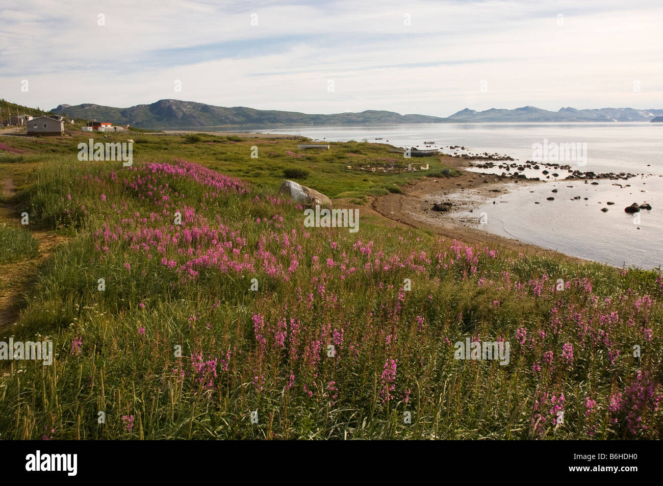 Nain village Labrador, Canada Stock Photo - Alamy