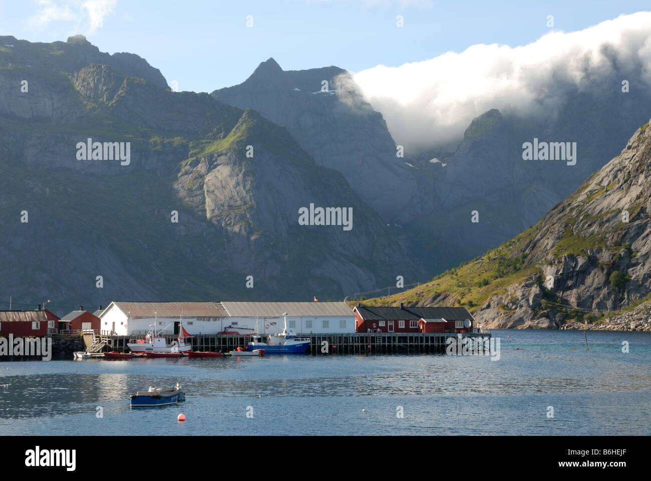 View of Hamnoy on the Lofoten Islands Stock Photo - Alamy