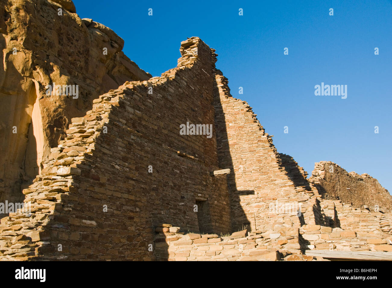 Chaco canyon Culture National Historical Park New Mexico Stock Photo ...