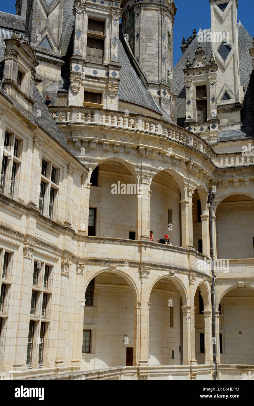Chateau Royal de Chambord French Renaissance, Loire valley Loir et Cher ...