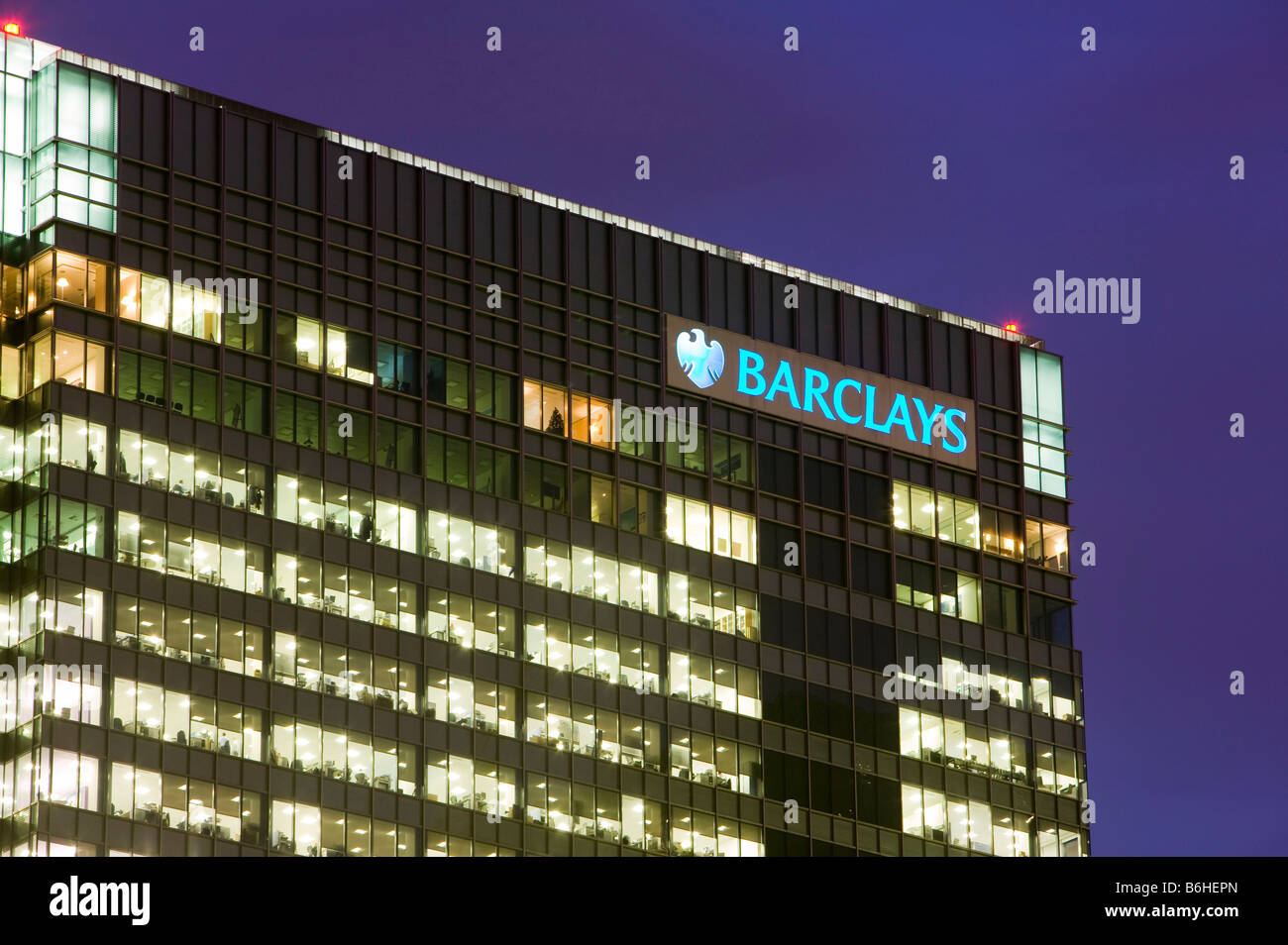 Barclays Bank at Canary Wharf in London UK Stock Photo - Alamy