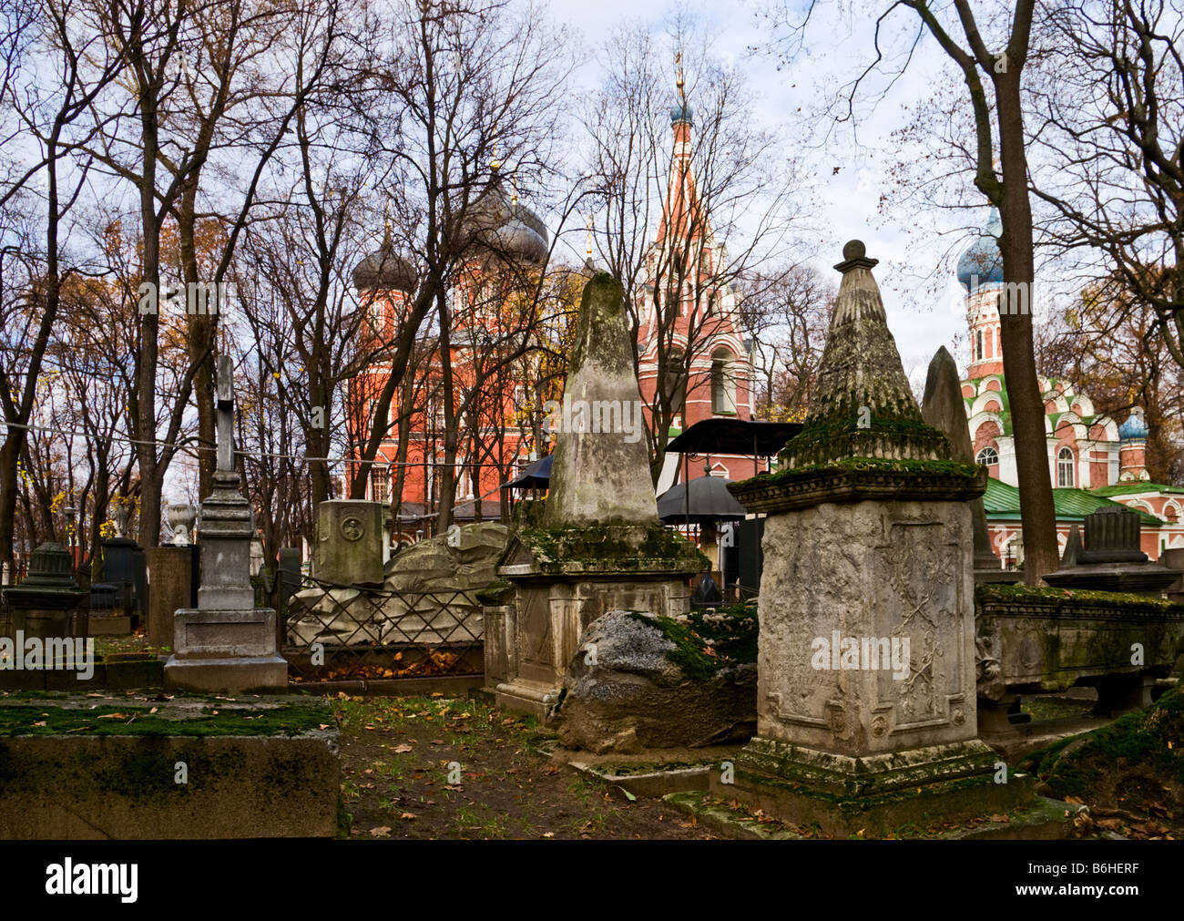 Old cemetery at Donskoy monastery in Moscow, Russia Stock Photo - Alamy