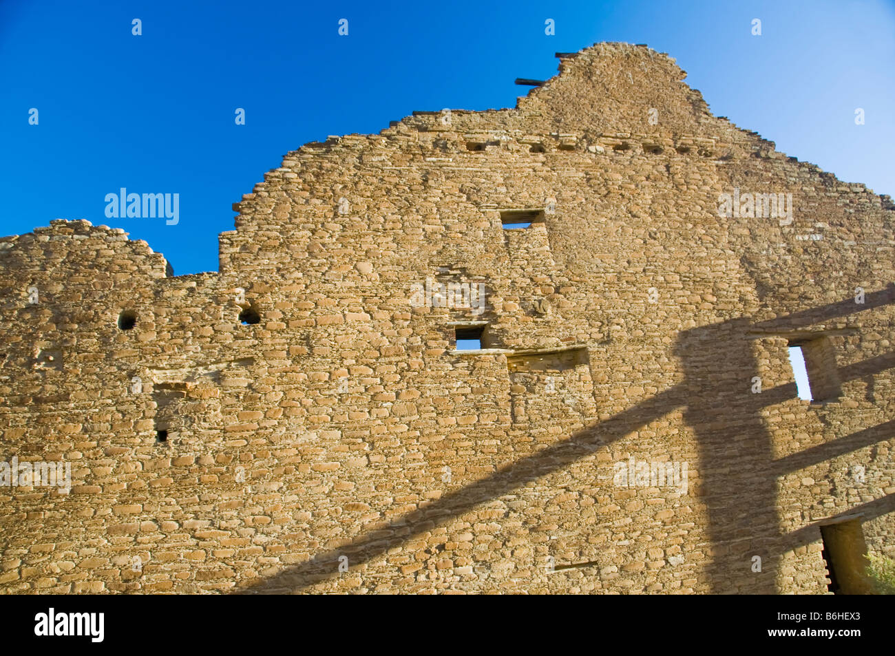 Chaco canyon Culture National Historical Park New Mexico Stock Photo ...