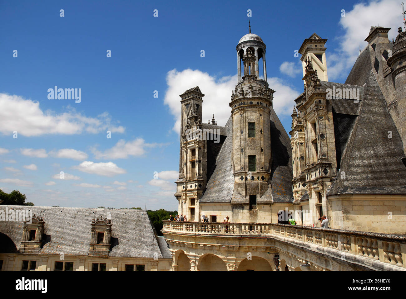 Chateau Royal de Chambord French Renaissance, Loire valley Loir et Cher ...