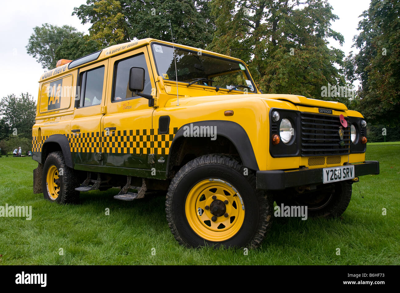 AA Land Rover Stock Photo - Alamy