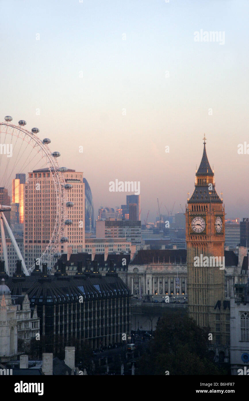 Big ben london eye hi-res stock photography and images - Alamy
