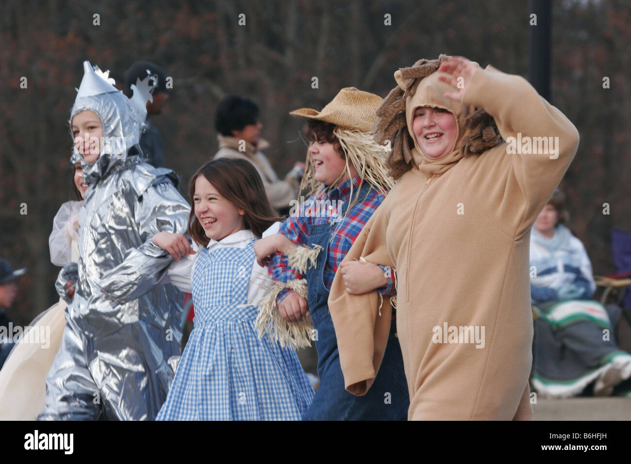 Children in Christmas parade dressed up as the characters from The ...