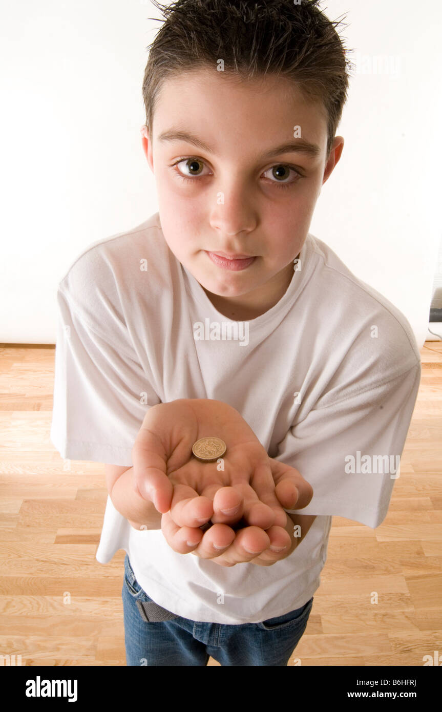 pocket money spending cash child kid boy kids one pound beg asking for ...