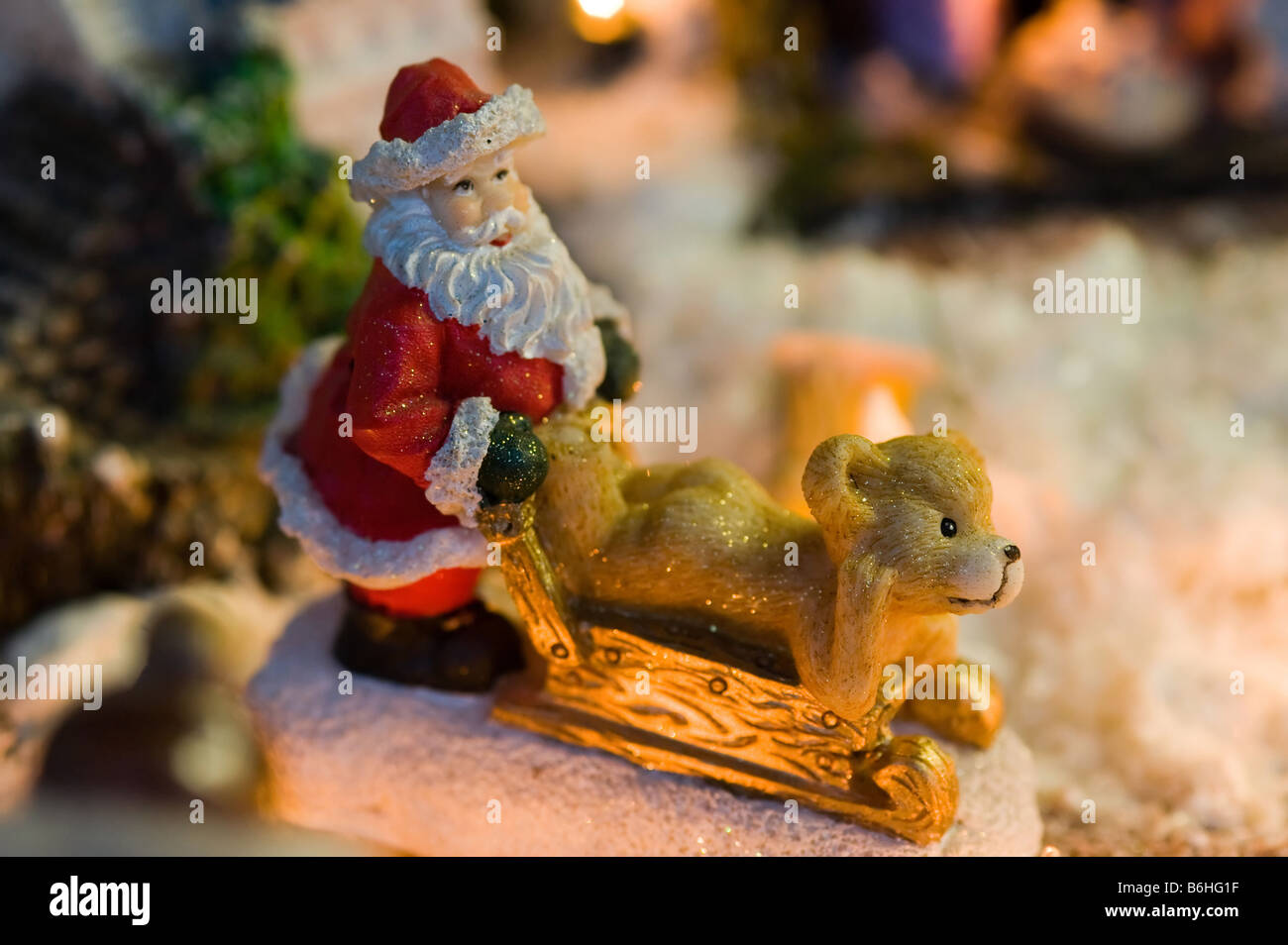 Sled of santa claus hi-res stock photography and images - Alamy