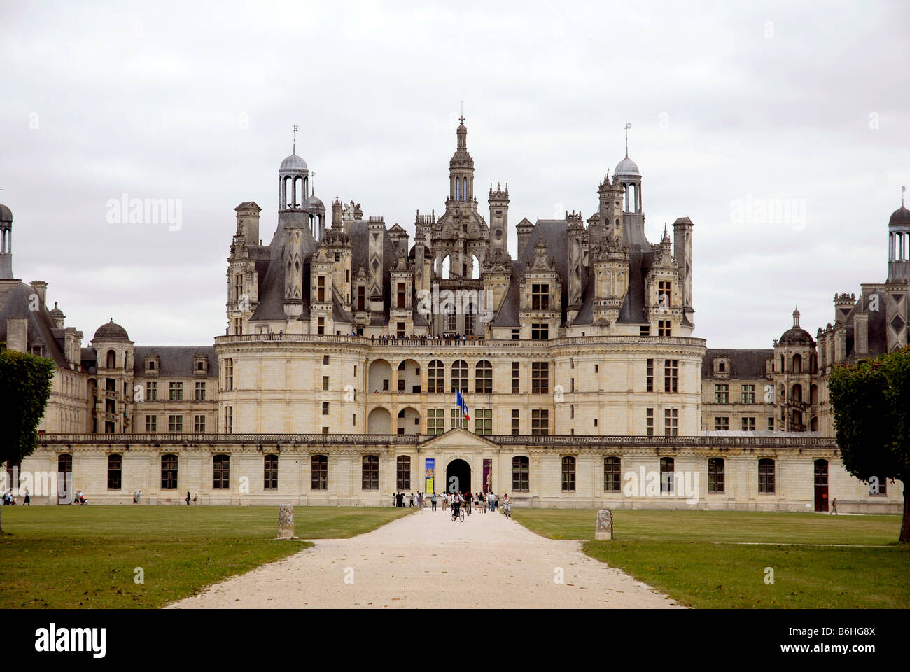 Chateau Royal de Chambord French Renaissance, Loire valley Loir et Cher ...