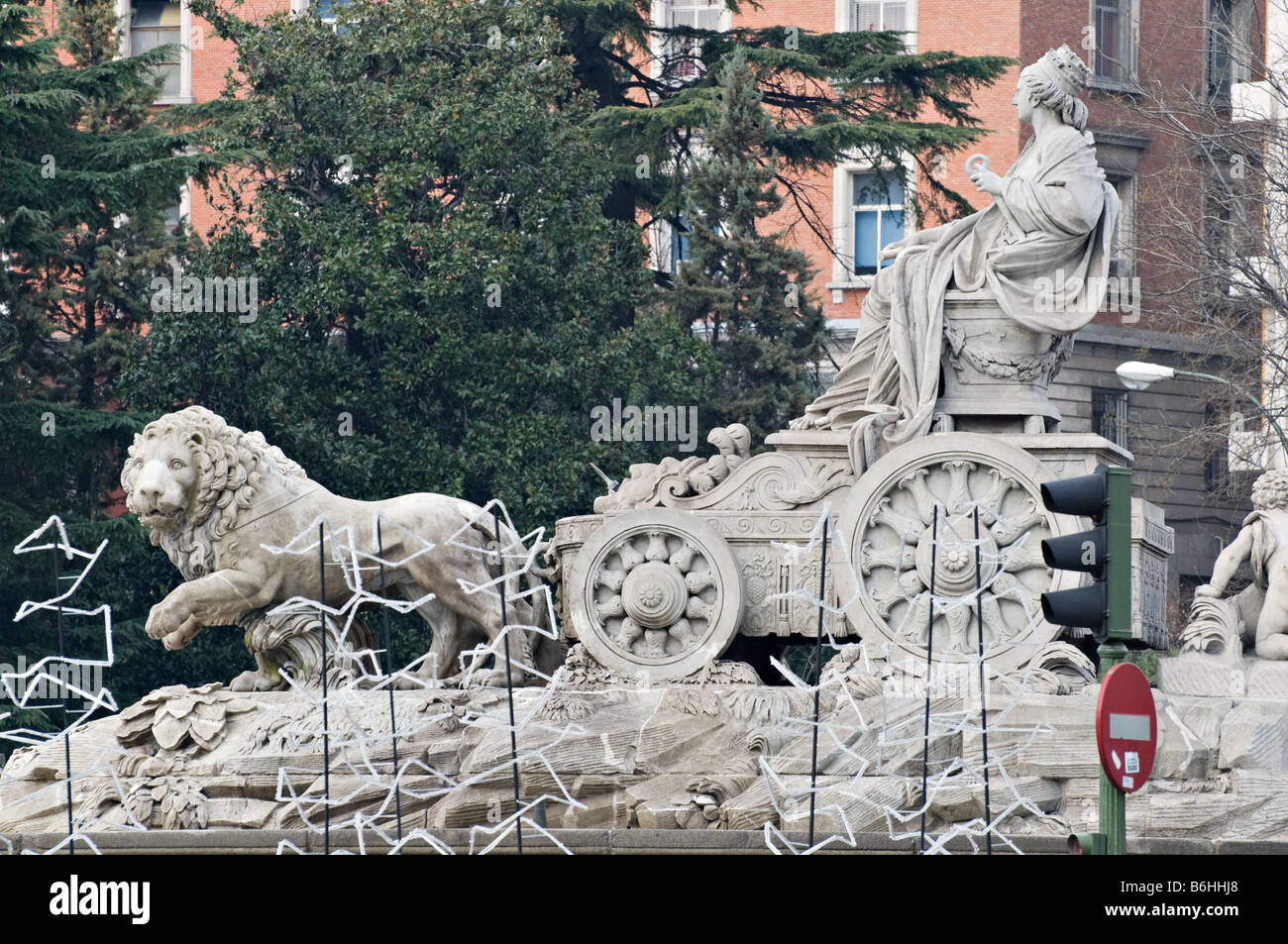 Plaza de Cibeles or Cibeles Square in Madrid Stock Photo - Alamy