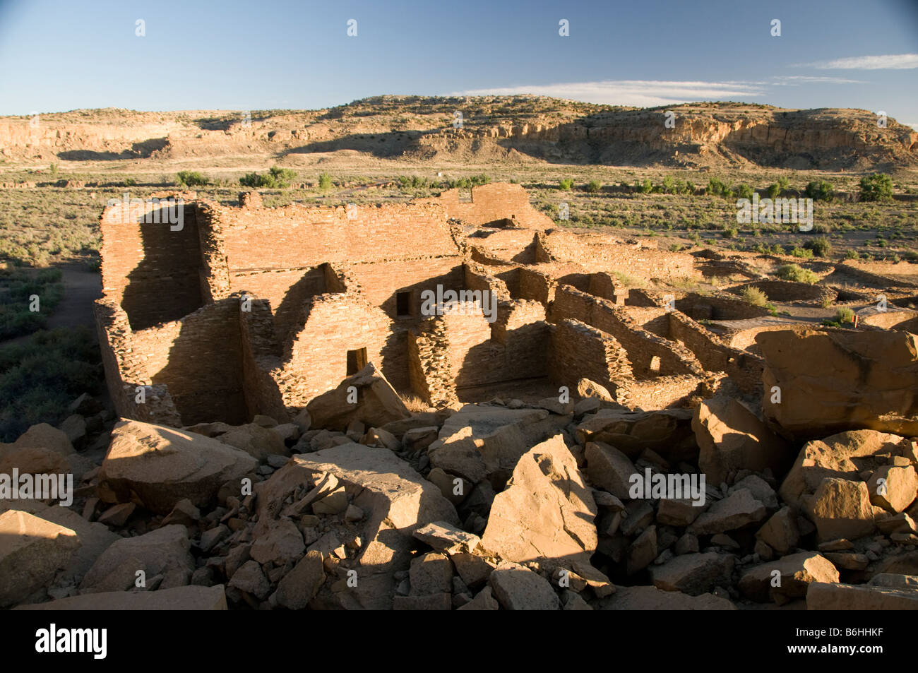 Chaco canyon Culture National Historical Park New Mexico Stock Photo ...