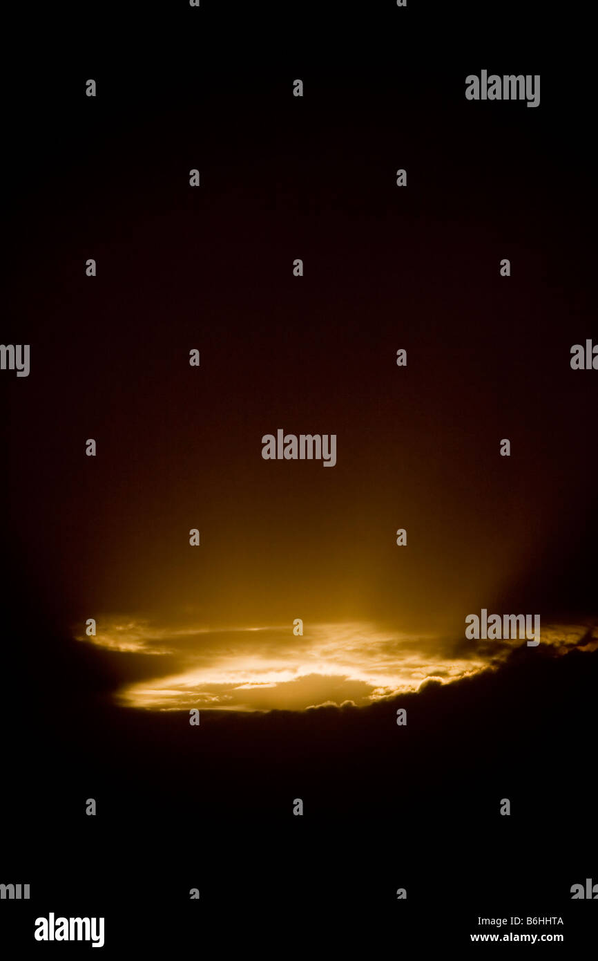 sunlight falling through clouds Stock Photo - Alamy