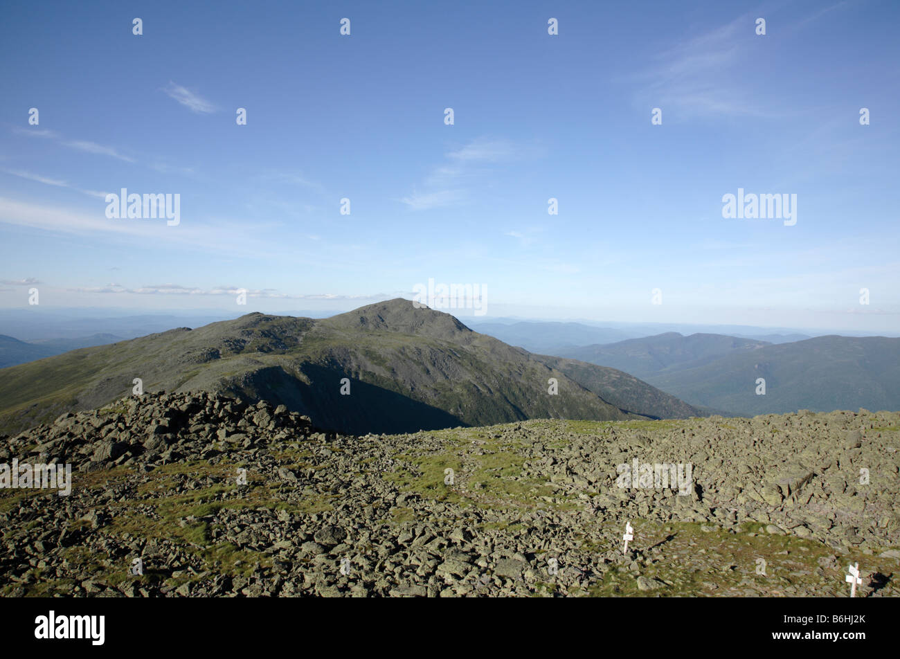 Mount Adams from the summit of Mount Jefferson during the summer months ...