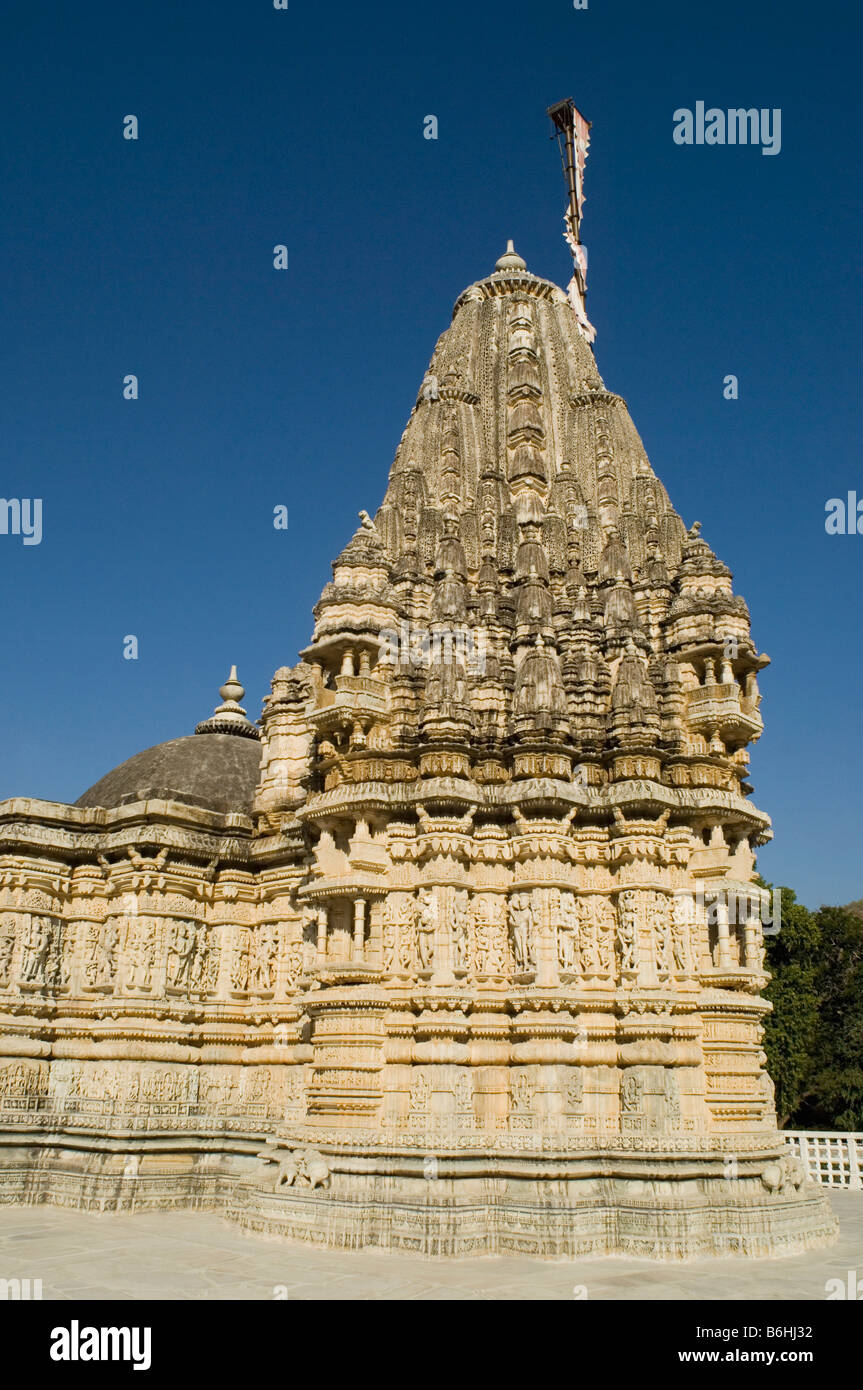 Carving on a temple, Sun Temple, Ranakpur, Pali District, Udaipur ...