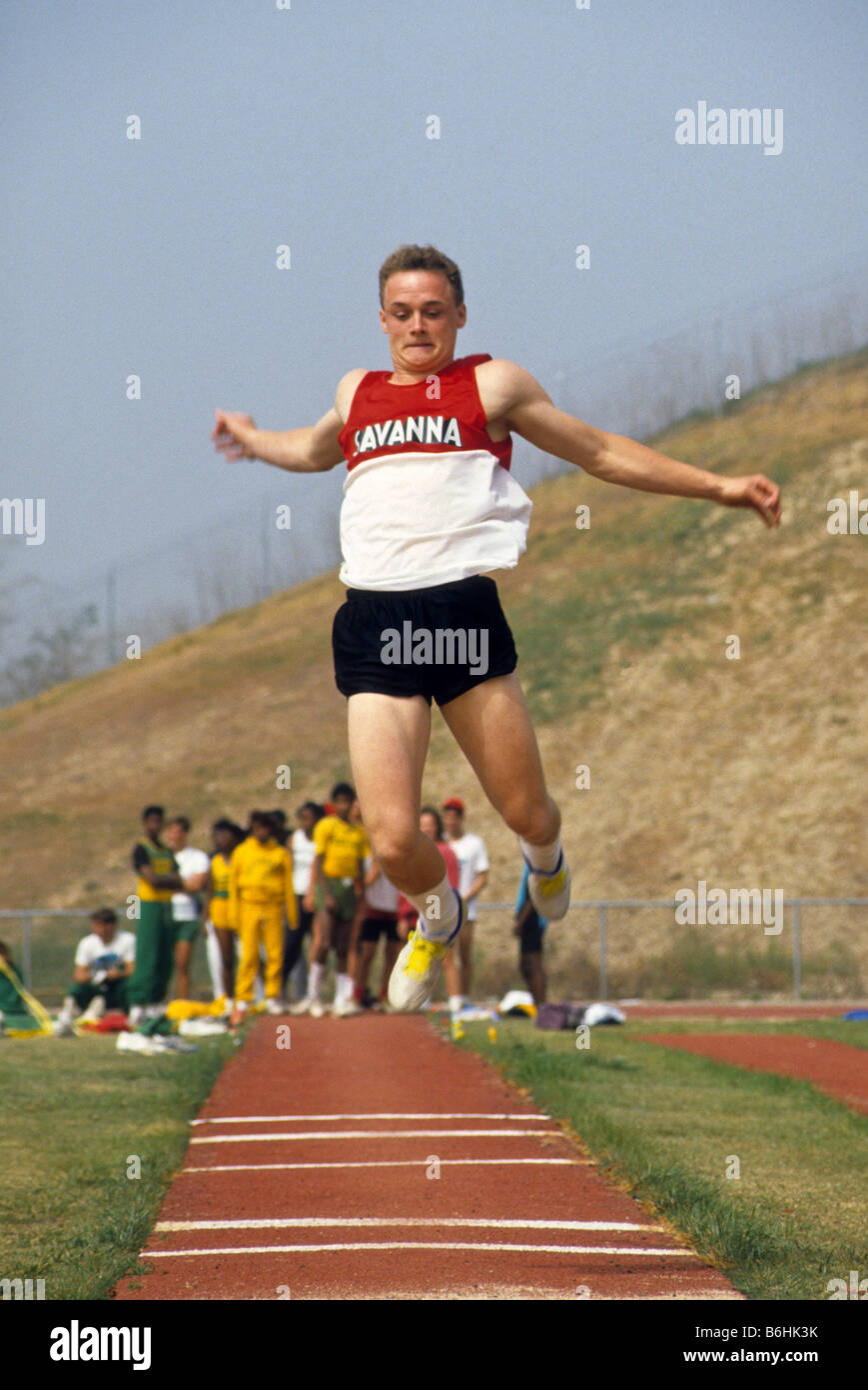 Long jump high school hi-res stock photography and images - Alamy