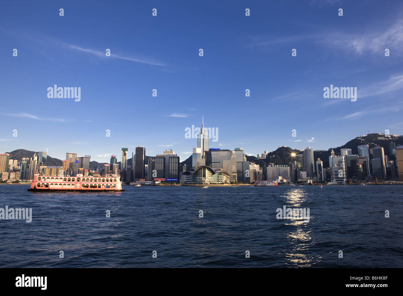 Hong kong harbor from ship hi-res stock photography and images - Alamy
