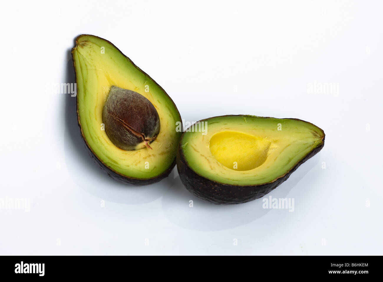 Studio shot of avocado, cut open Stock Photo - Alamy