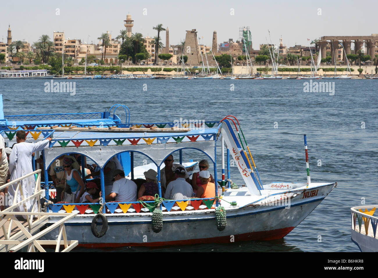Nile River at Luxor, Egypt Stock Photo - Alamy