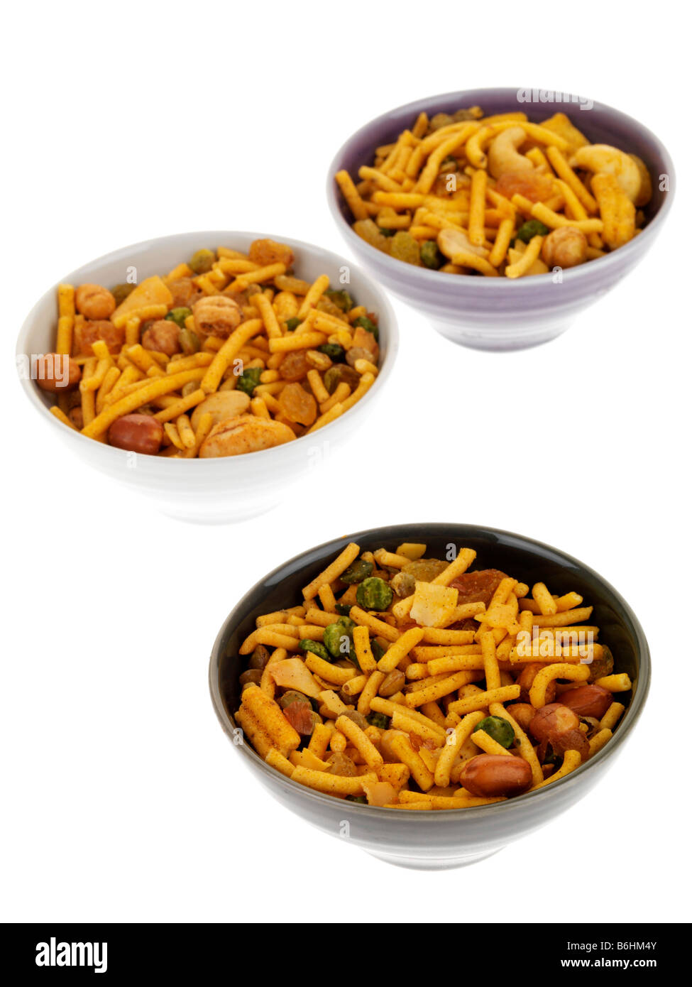 Indian bombay mix snack Cut Out Stock Images & Pictures - Alamy