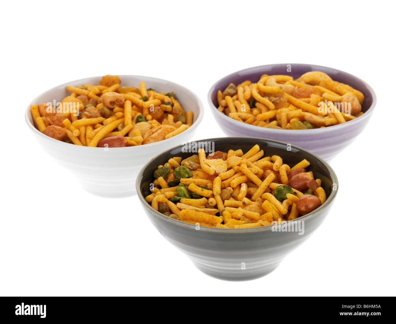 Indian bombay mix snack Cut Out Stock Images & Pictures - Alamy