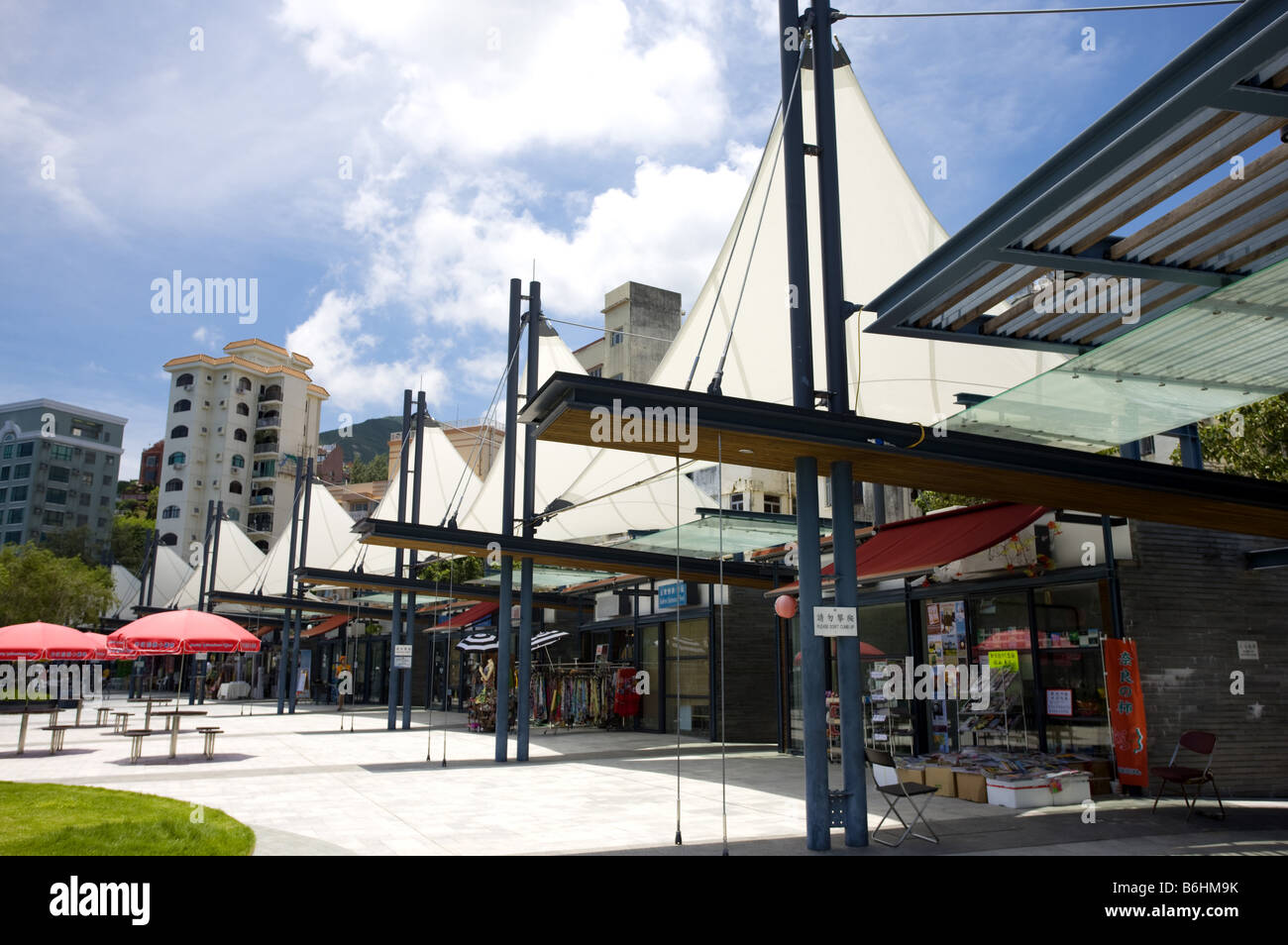 Shops in Stanley Hong Kong Stock Photo - Alamy