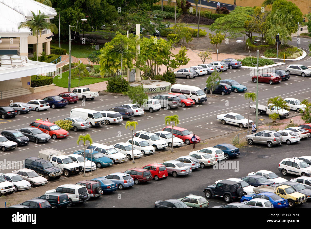 vehicles in a car park Stock Photo - Alamy