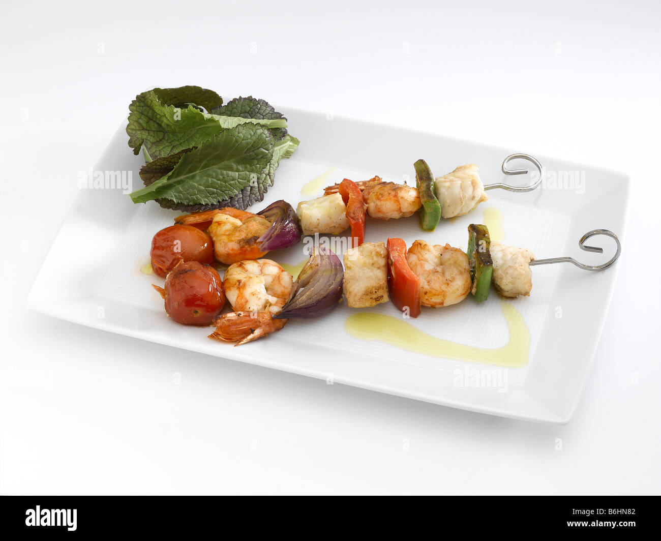 Fish brochettes hi-res stock photography and images - Alamy