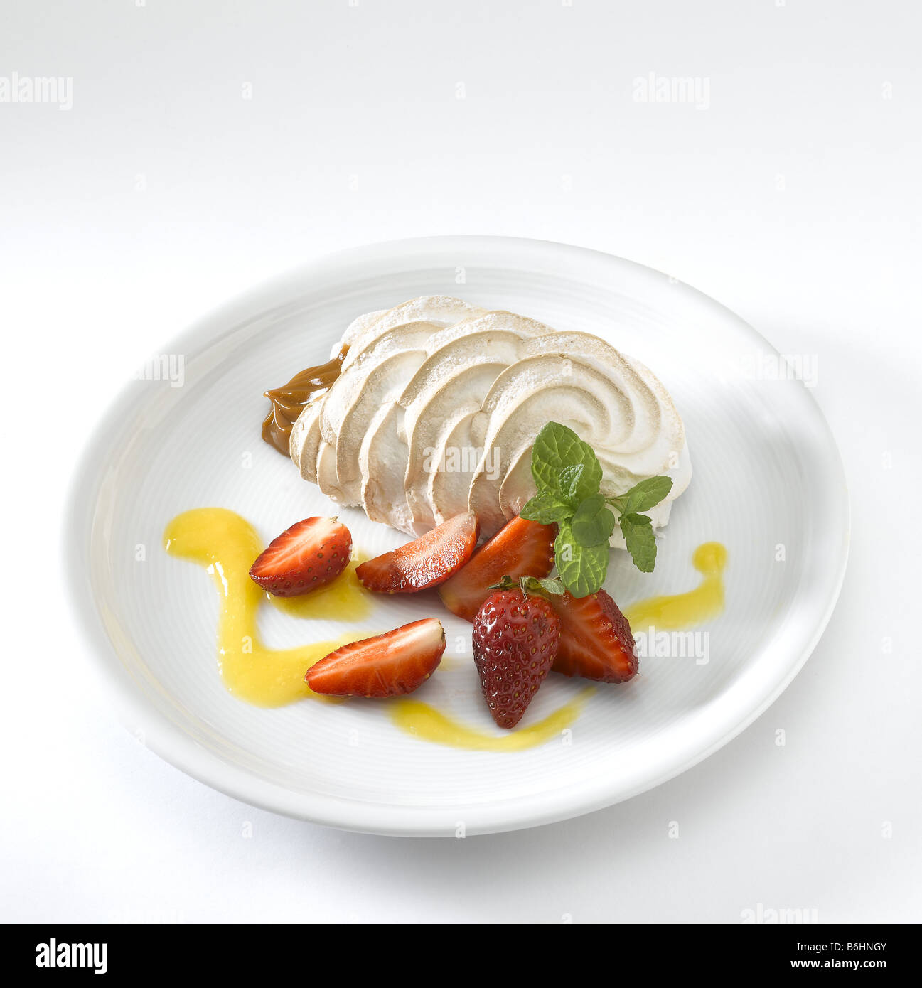 Meringues cut out hi-res stock photography and images - Alamy