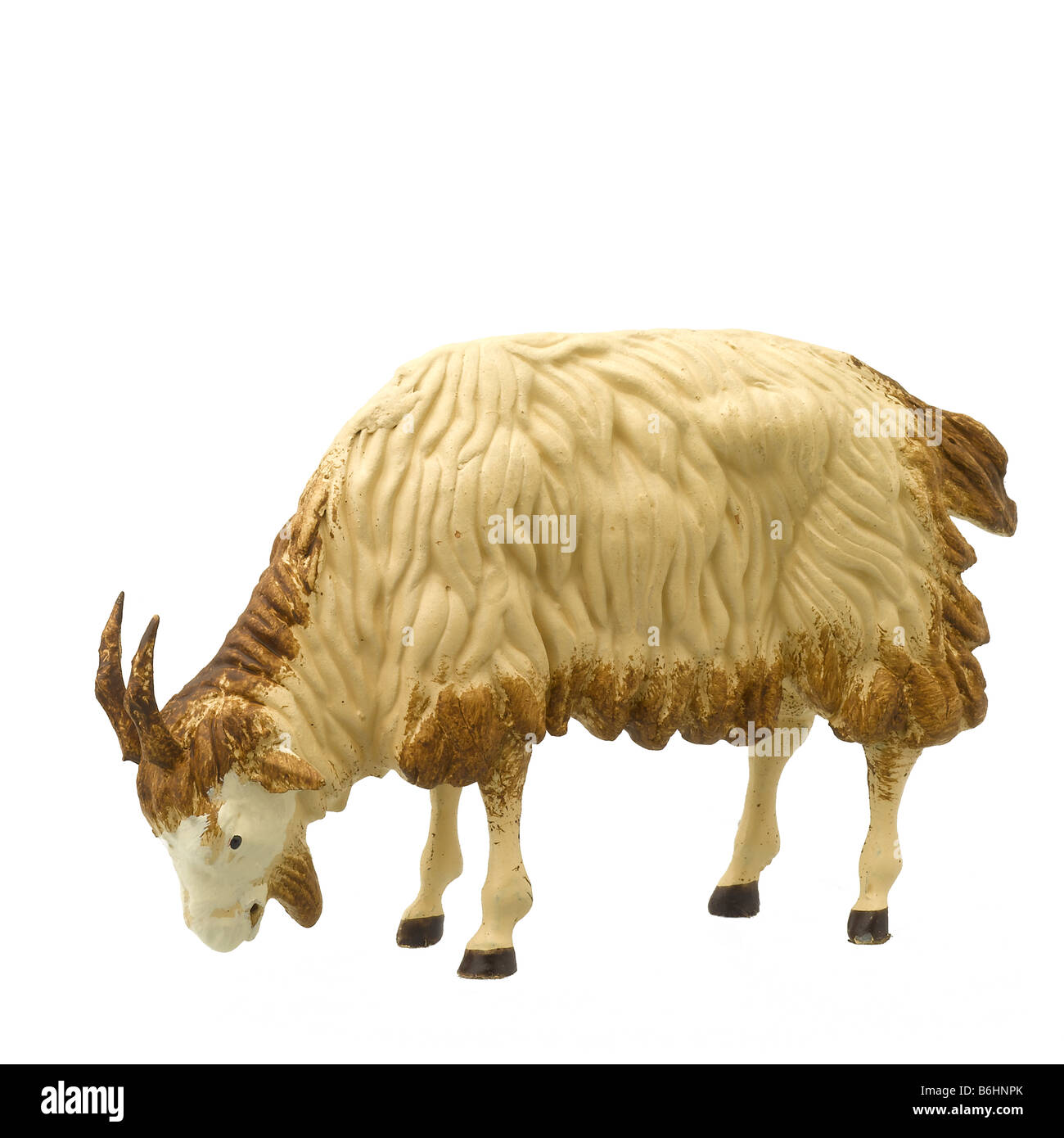 Nativity figures Goat Stock Photo - Alamy