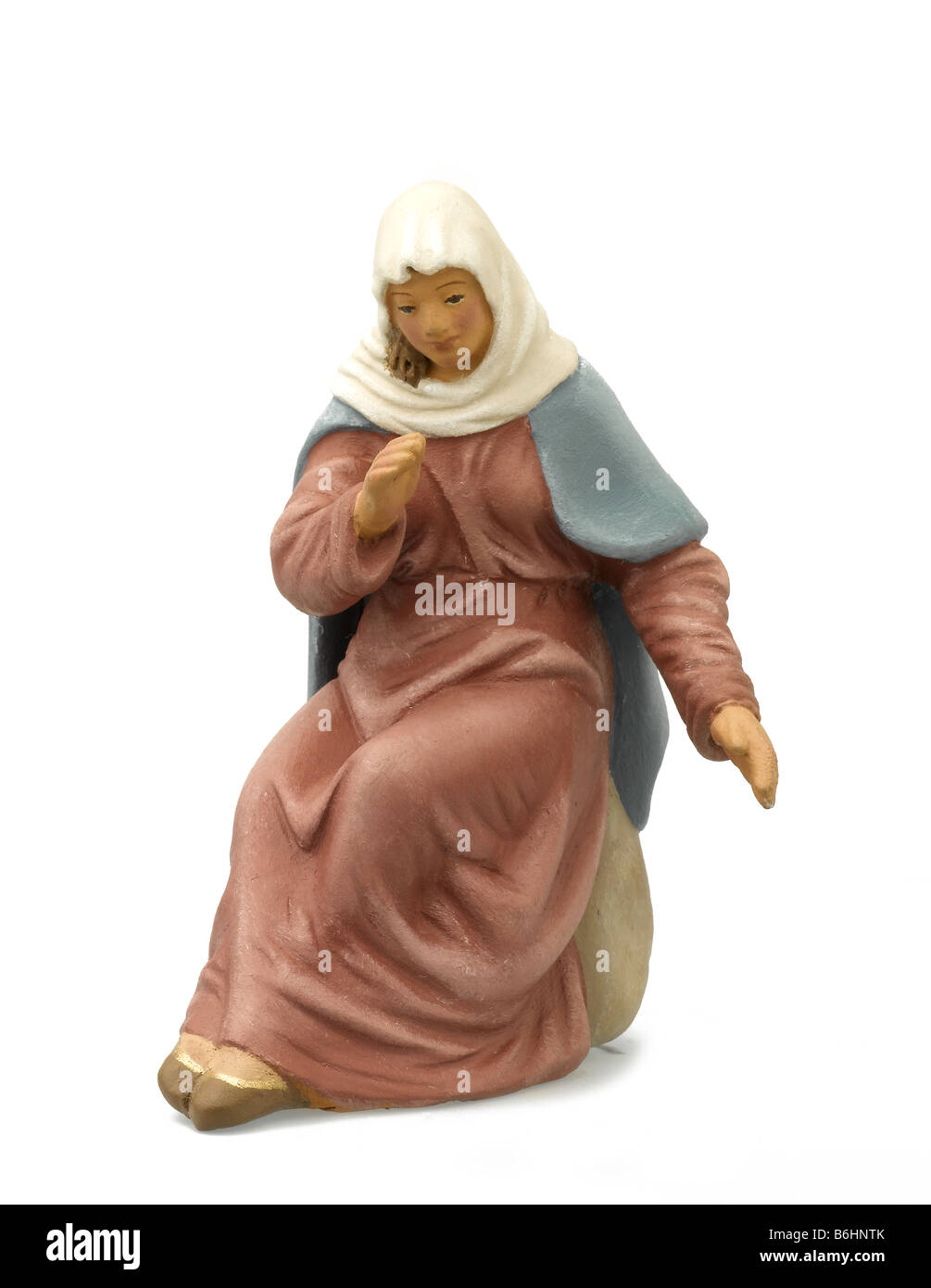 Nativity figures Maria Virgin Stock Photo - Alamy