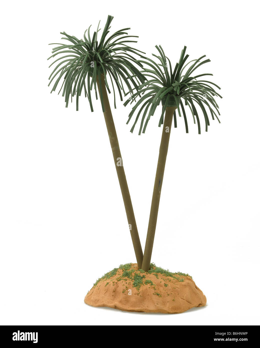 Nativity figures Palm tree Stock Photo - Alamy