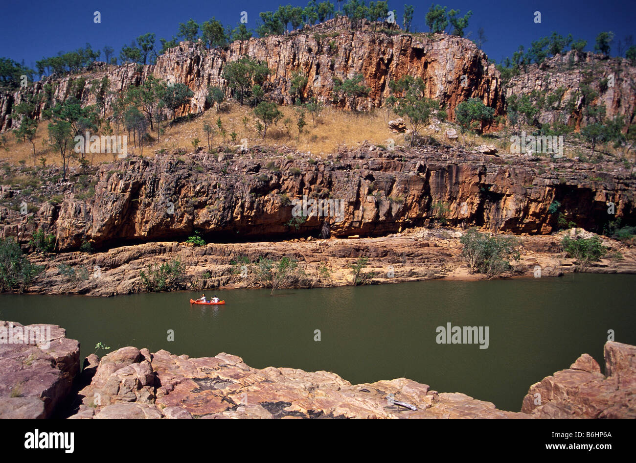 Canoeists “Katherine Gorge” Australia Stock Photo - Alamy