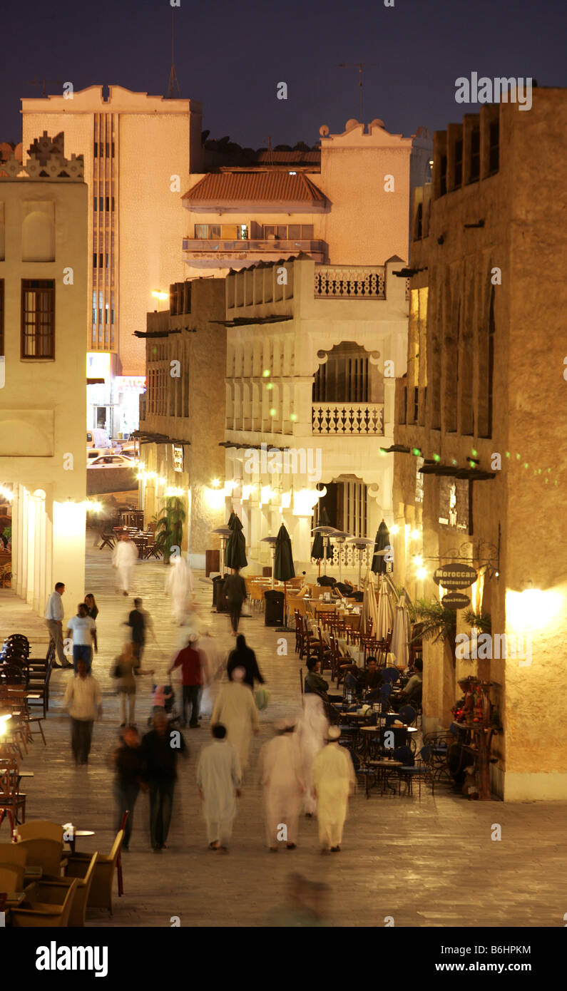 QAT, Qatar: Doha, Souq al Waqif, the oldest bazaar in Qatar Stock Photo ...