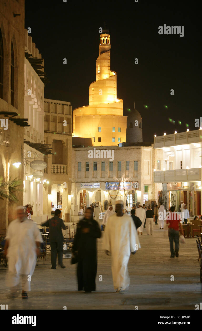 QAT, Qatar: Doha, Souq al Waqif, the oldest bazaar in Qatar Stock Photo ...