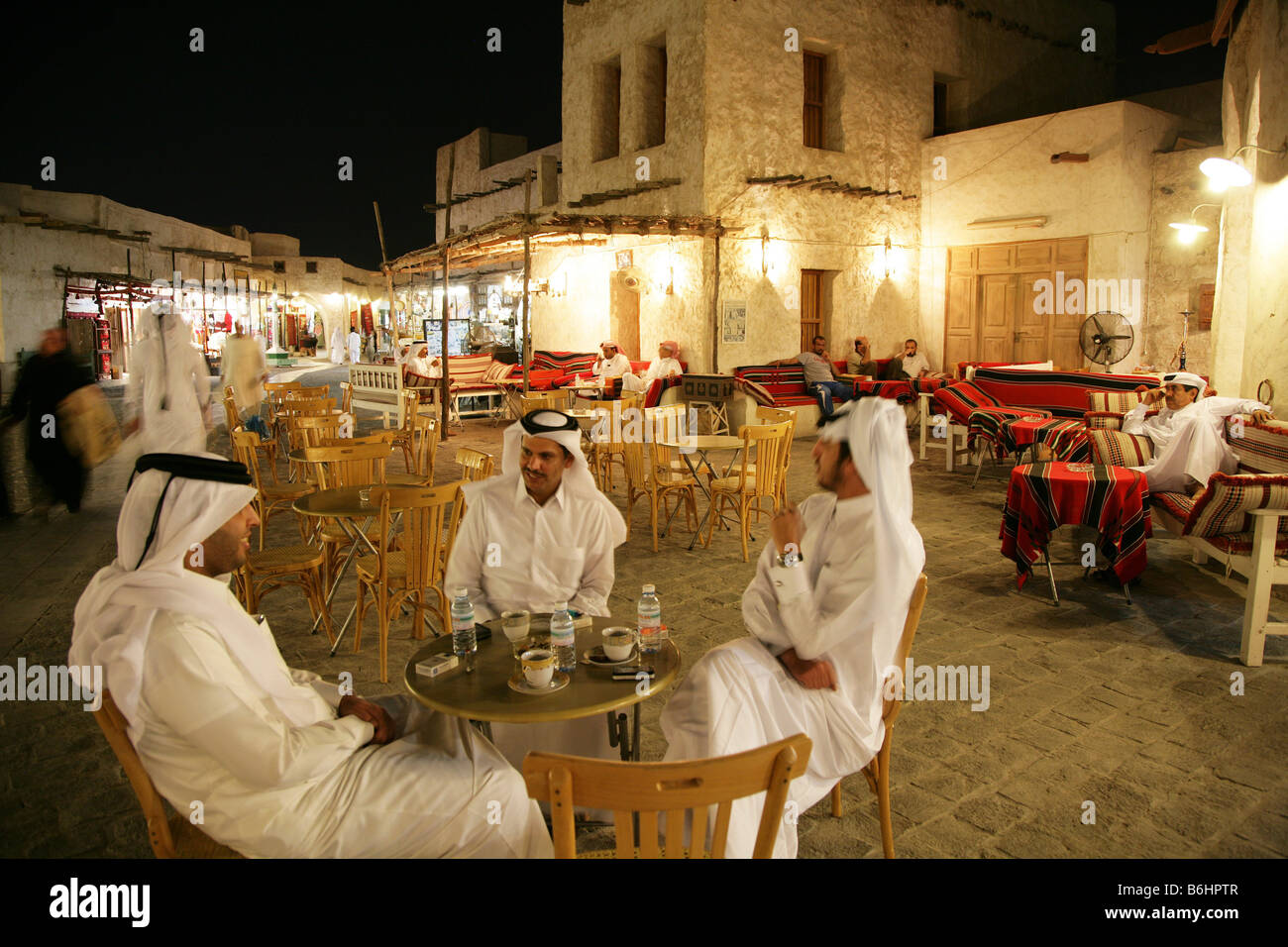 QAT, Qatar: Doha, Souq al Waqif, the oldest bazaar in Qatar Stock Photo ...
